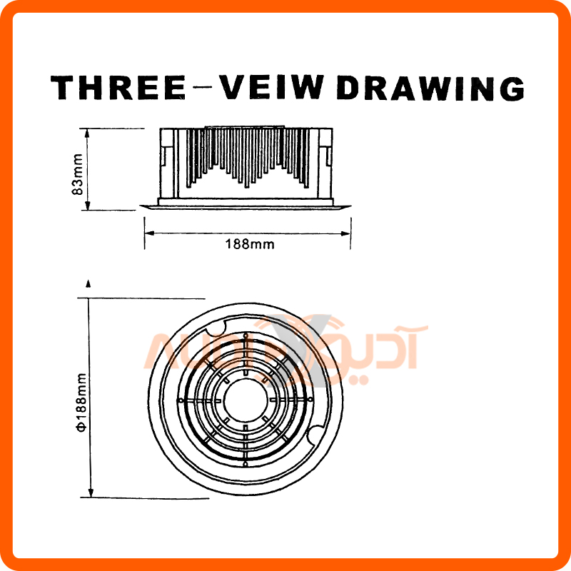 بلندگو سقفی بلوتوثی فریم لس PHOENIX PH420A - آدیوAUDIOX