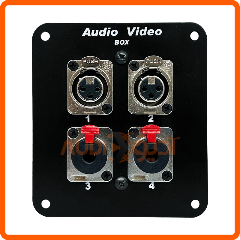 پنل میکروفن چهار پورت - آدیوAUDIOX